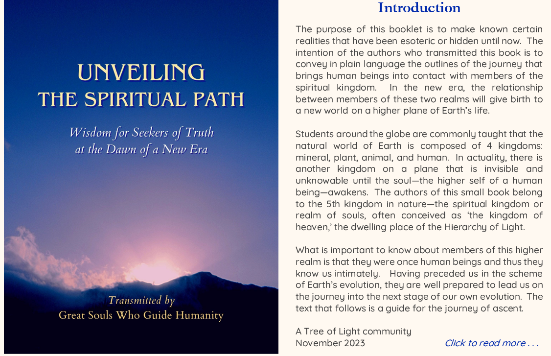 Tree of Light - Unveiling